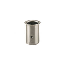 A18-0206-C Stainless Steel 3-1/16" Flared Top Weld On Leg Socket