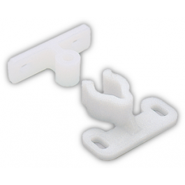 Plastic Knuckle Catch - White