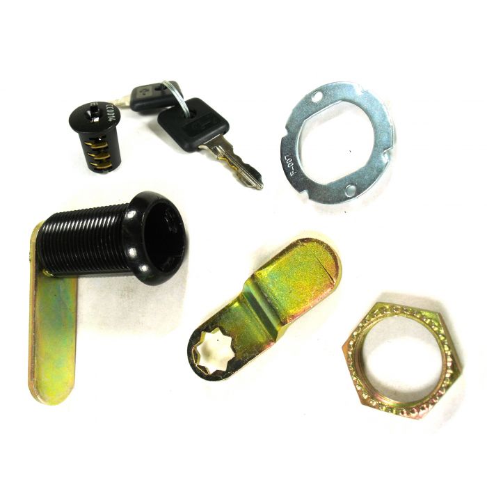 Cyber Lock 30mm Cam Lock Black Finish with 2 Keys and Core