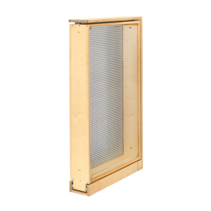 6" Tall Filler Pull-Out with Stainless Steel Panel, 45.5" Natural