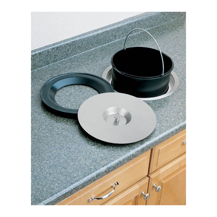 11 Liter Waste Container with Stainless Steel Lid
