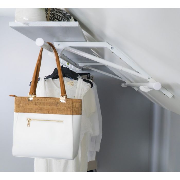 Angle surface hanging shelf bracket