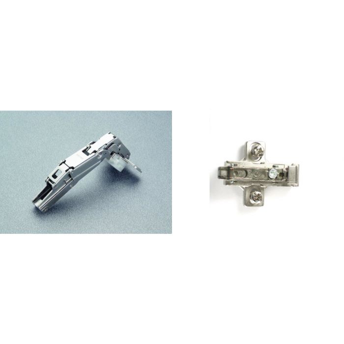 C2PMGD9-BAVGE99F/16 Salice Hinge Baseplate Combo 0mm to 5mm Overlay
