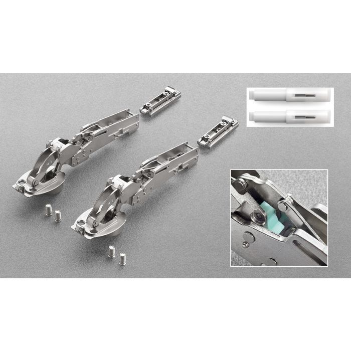 PACTA compact drop down door self-close soft-close hinge set for small ...