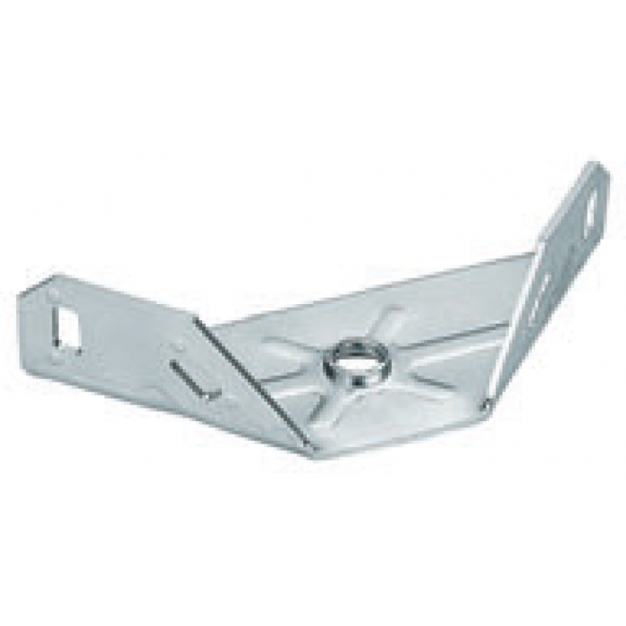Zinc Plated Glide Corner Angle Bracket 3/8"