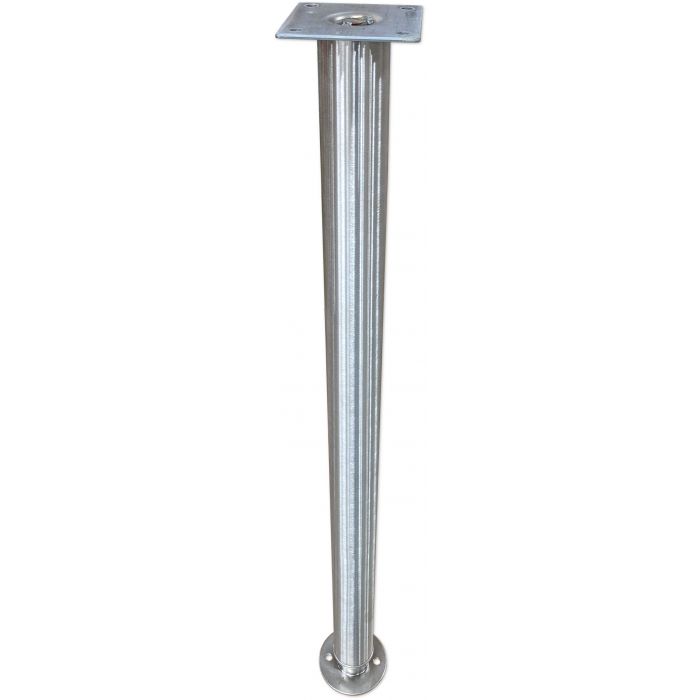 31-1/4" STAINLESS STEEL Welded plate 2000 LB LEG with Flanged security foot